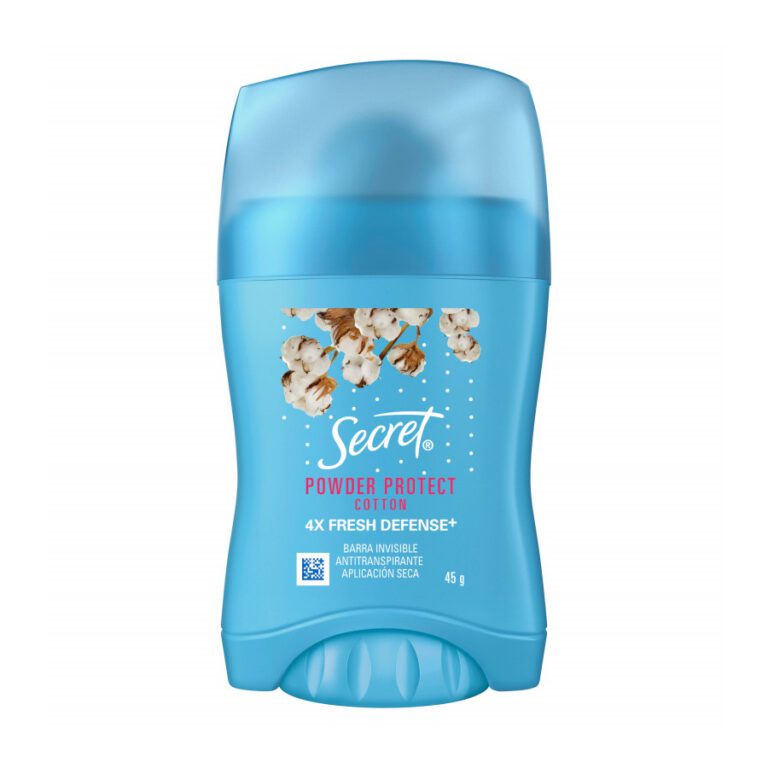 SECRET POWDER PROTECT COTTON ANTITRANSPIRANTE BARRA X 45 G - Federada
